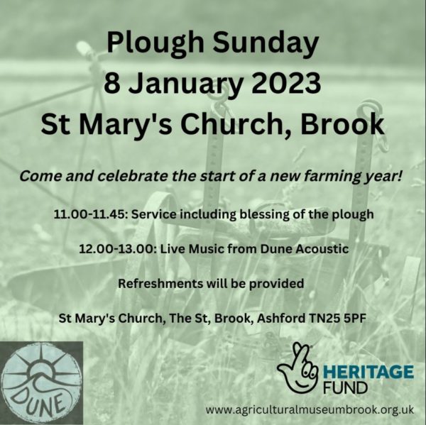 Plough Sunday 8th January 2023 - Brook Rural Museum