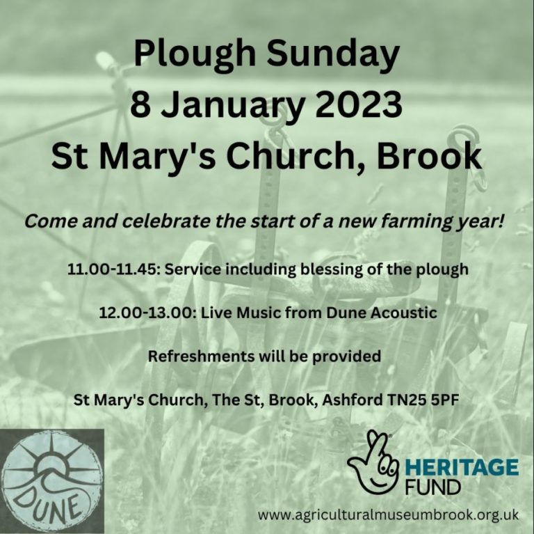 Plough Sunday 8th January 2023 - Brook Rural Museum