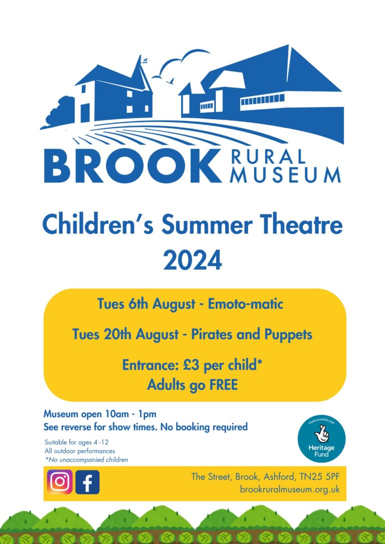 Children’s Summer Theatre Tuesday 20th August 2024 - Brook Rural Museum