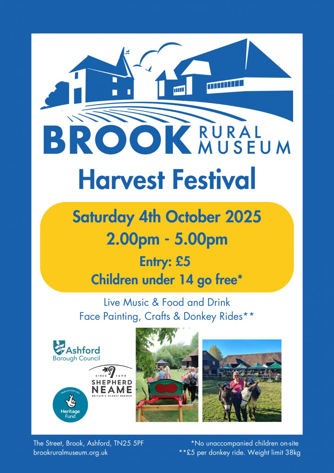 Harvest Festival Saturday 4th October 2025 - Brook Rural Museum
